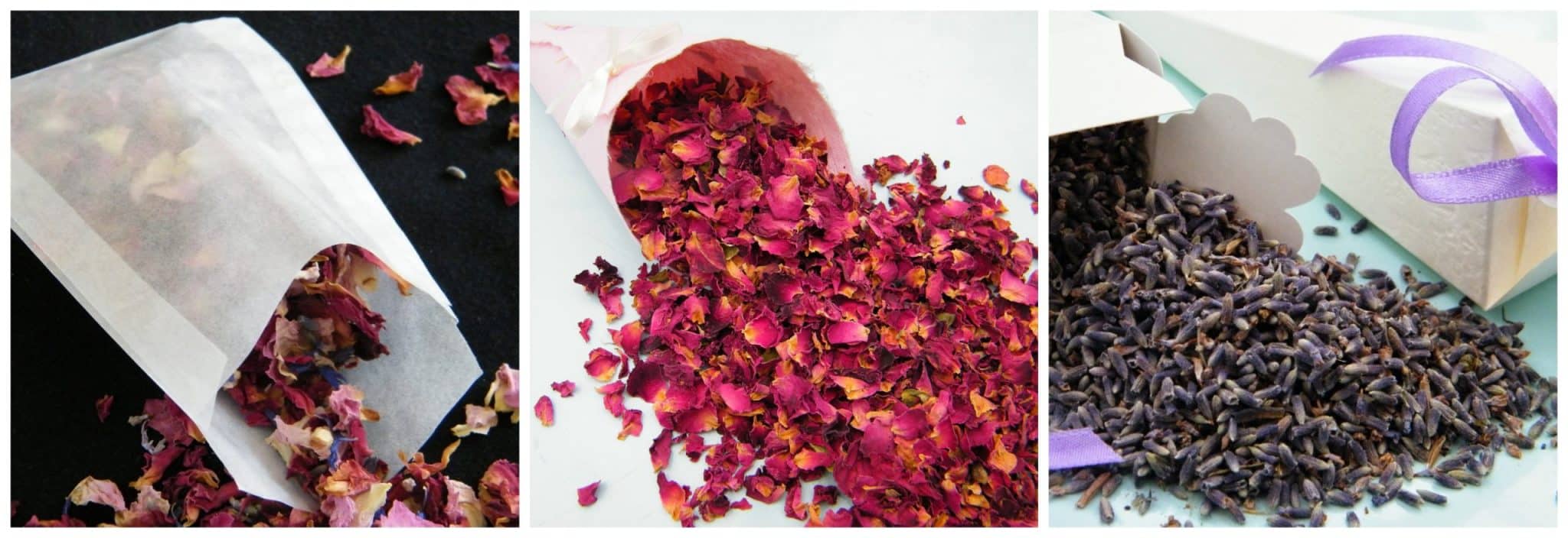 Buy confetti petals by colour - wedding dried flowers - DaisyshopUK