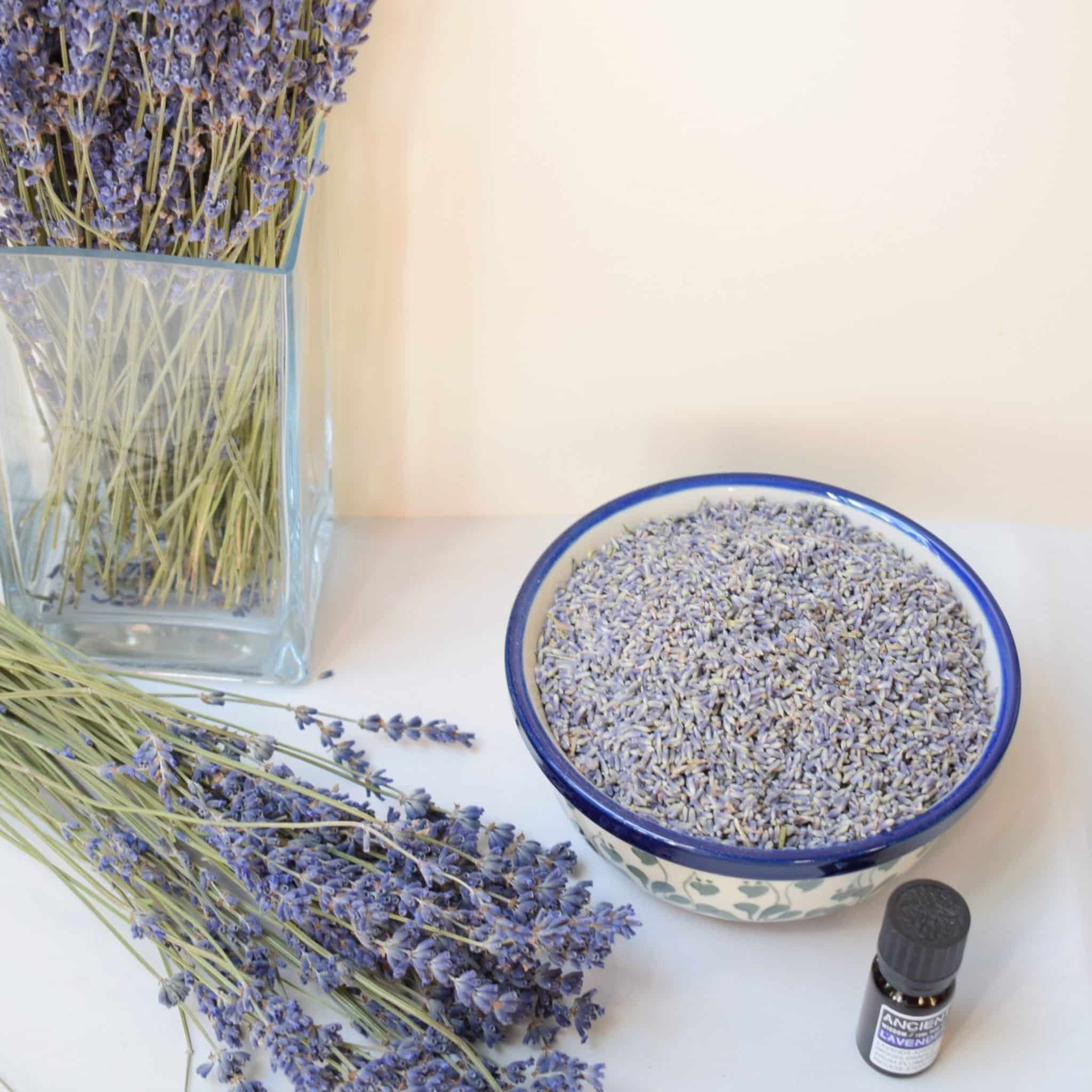 Dried Lavender grains, bunches and bags, retail to large wholesale